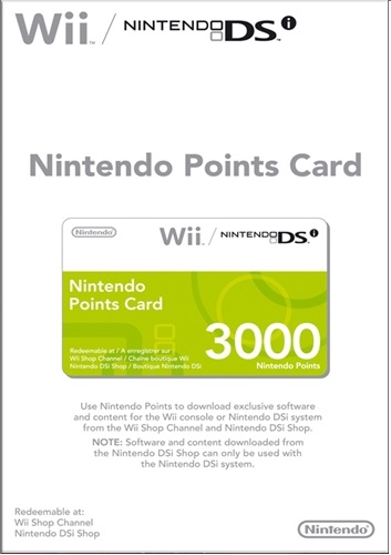 Nintendo 3000 Points Card | Punktid