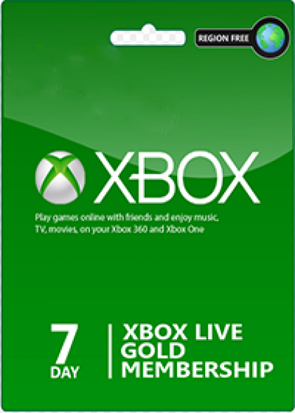 Xbox Live 7 Days Gold Membership (Xbox One & 360) | Punktid